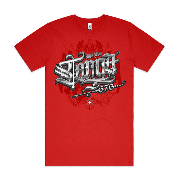 Tonga 676 Die For Script_Block Tee – Custom Teez NZ