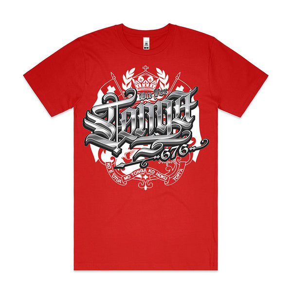 Tonga 676 Die For Script_Block Tee – Custom Teez NZ