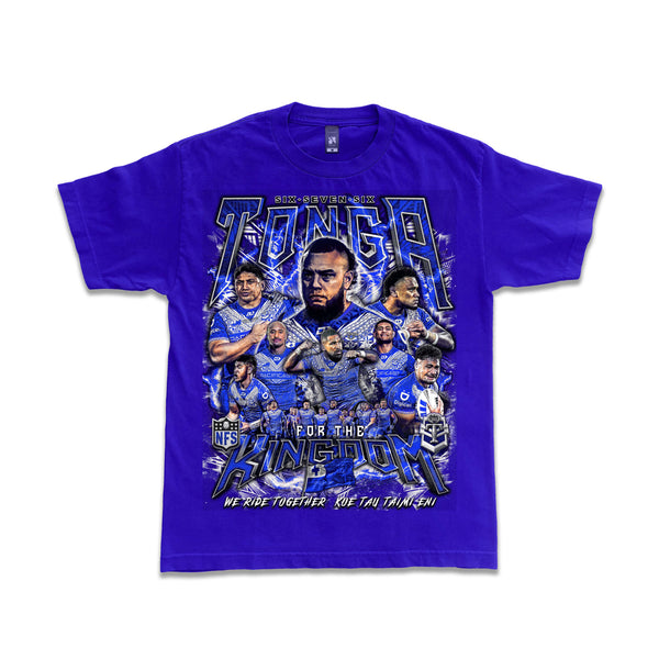 Tonga 676 Team Graphic Tee - BLUE_ROYALTY – Custom Teez NZ